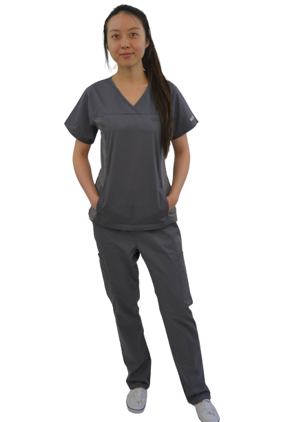 S101: Grey Set – Janet Scrubs